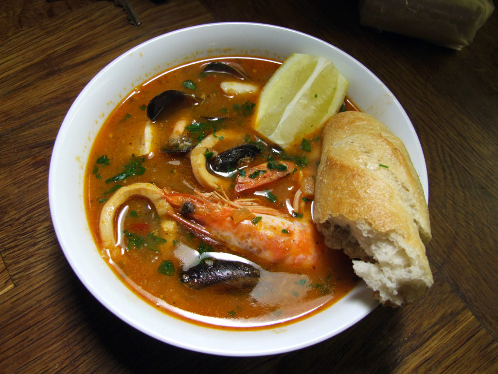 Suquet de peix - a traditional Catalan recipe for fish soup